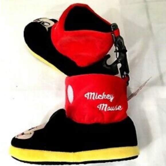 Disney | Shoes | Disneys Mickey Mouse Boys Boot Plush Slippers | Poshmark